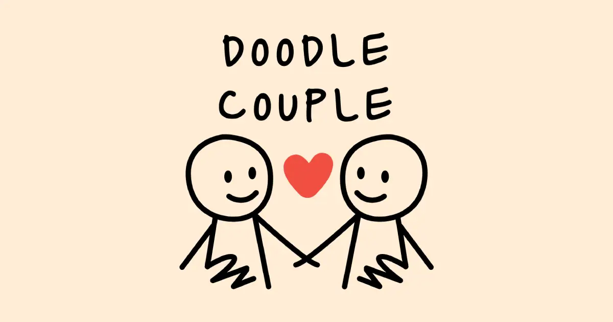 Doodle Couple — Doodle your love story together